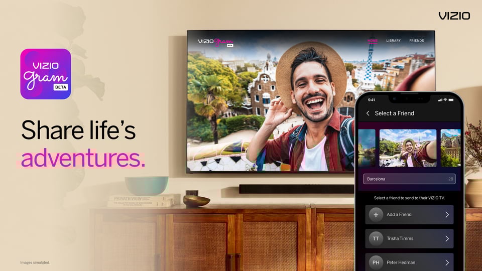 VIZIOgram Allows Viewers To Share Photos + Videos On Their VIZIO TVs
